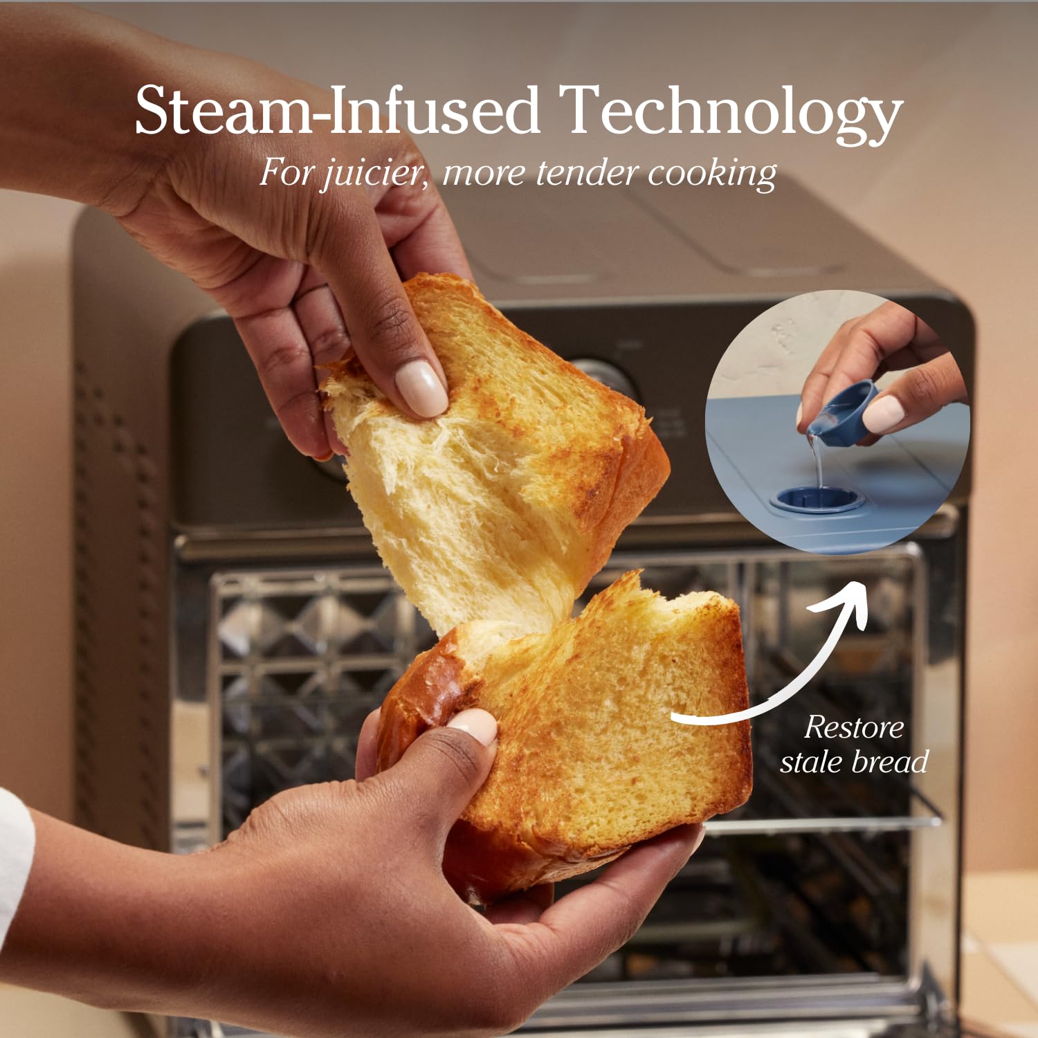 Our Place Wonder Oven | 6-in-1 Stainless Steel Air Fryer Toaster Oven ...